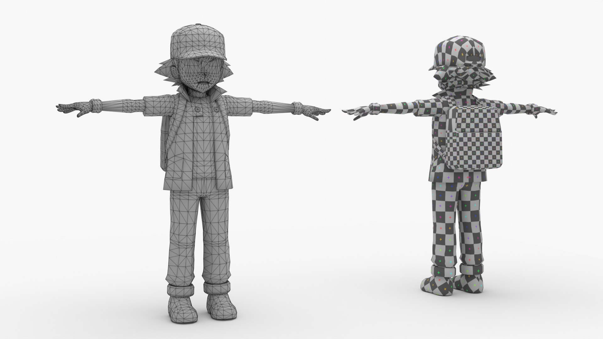 3D Ash Ketchum From Pokemon Model - TurboSquid 2348791