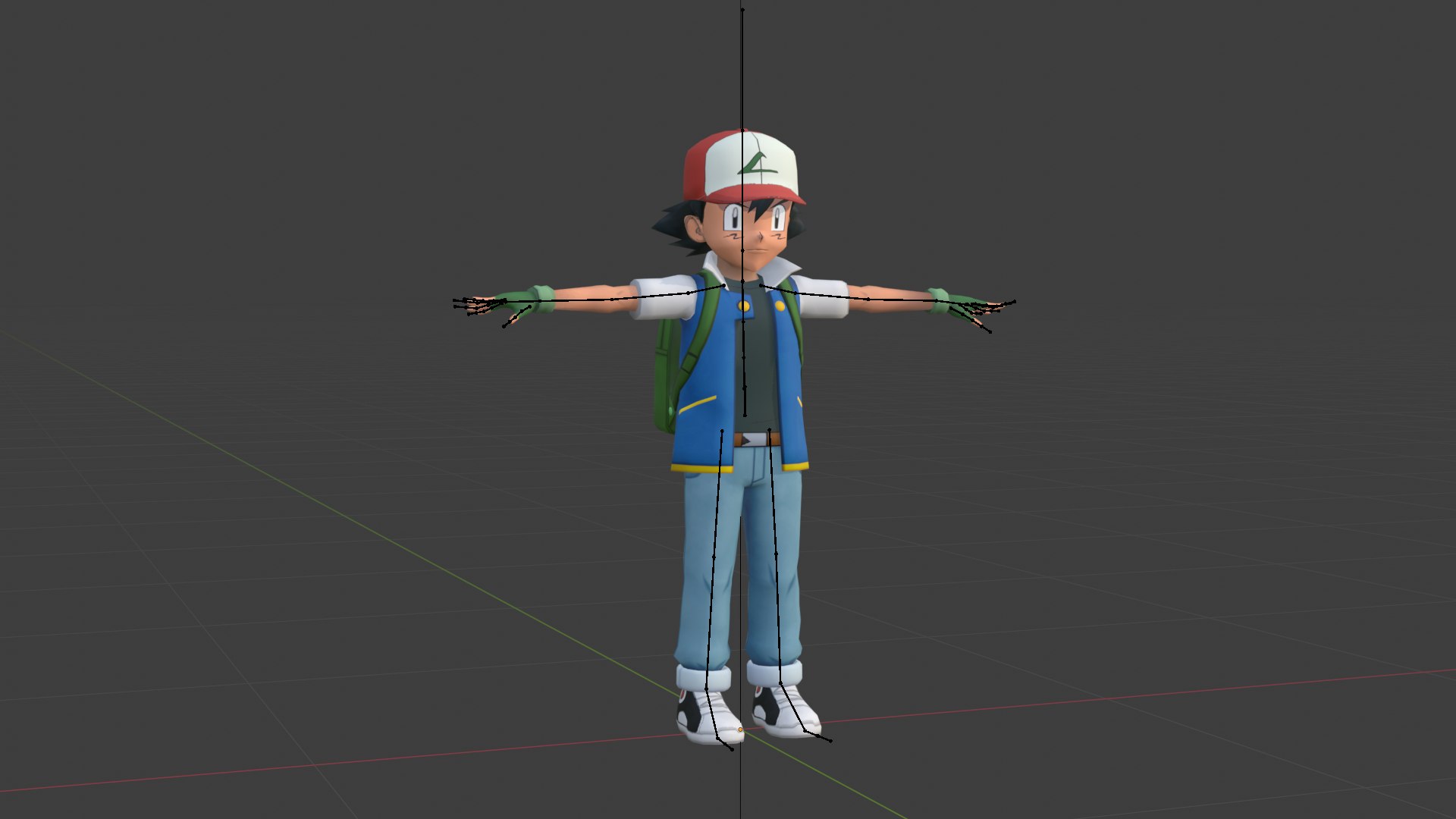 3D Ash Ketchum From Pokemon Model - TurboSquid 2348791