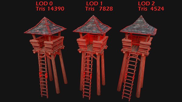 Medieval Lookout Tower 3D - TurboSquid 1958269