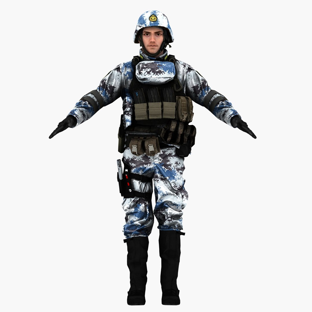 Pla Chinese Soldier Model - TurboSquid 1668809