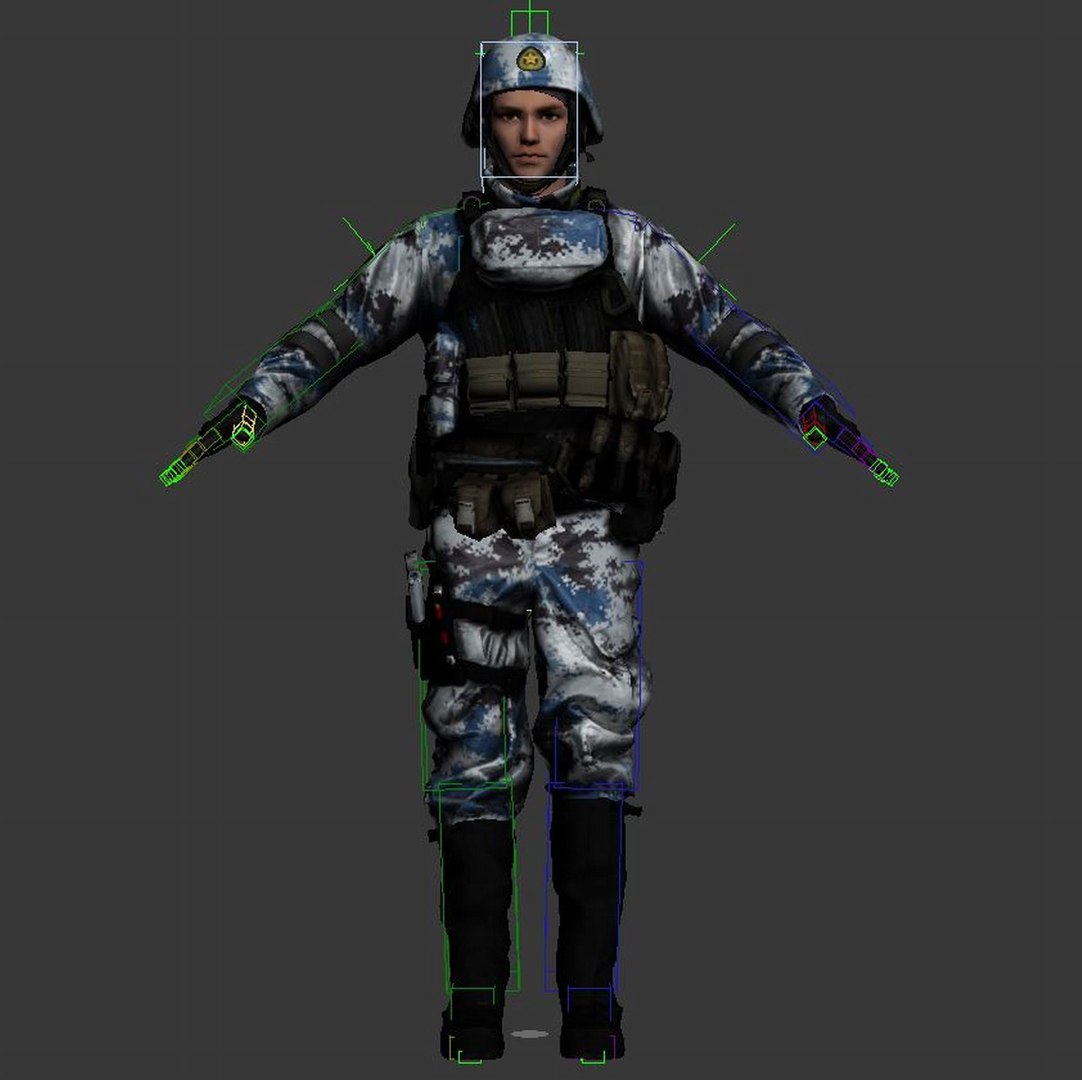 Pla Chinese Soldier Model - TurboSquid 1668809