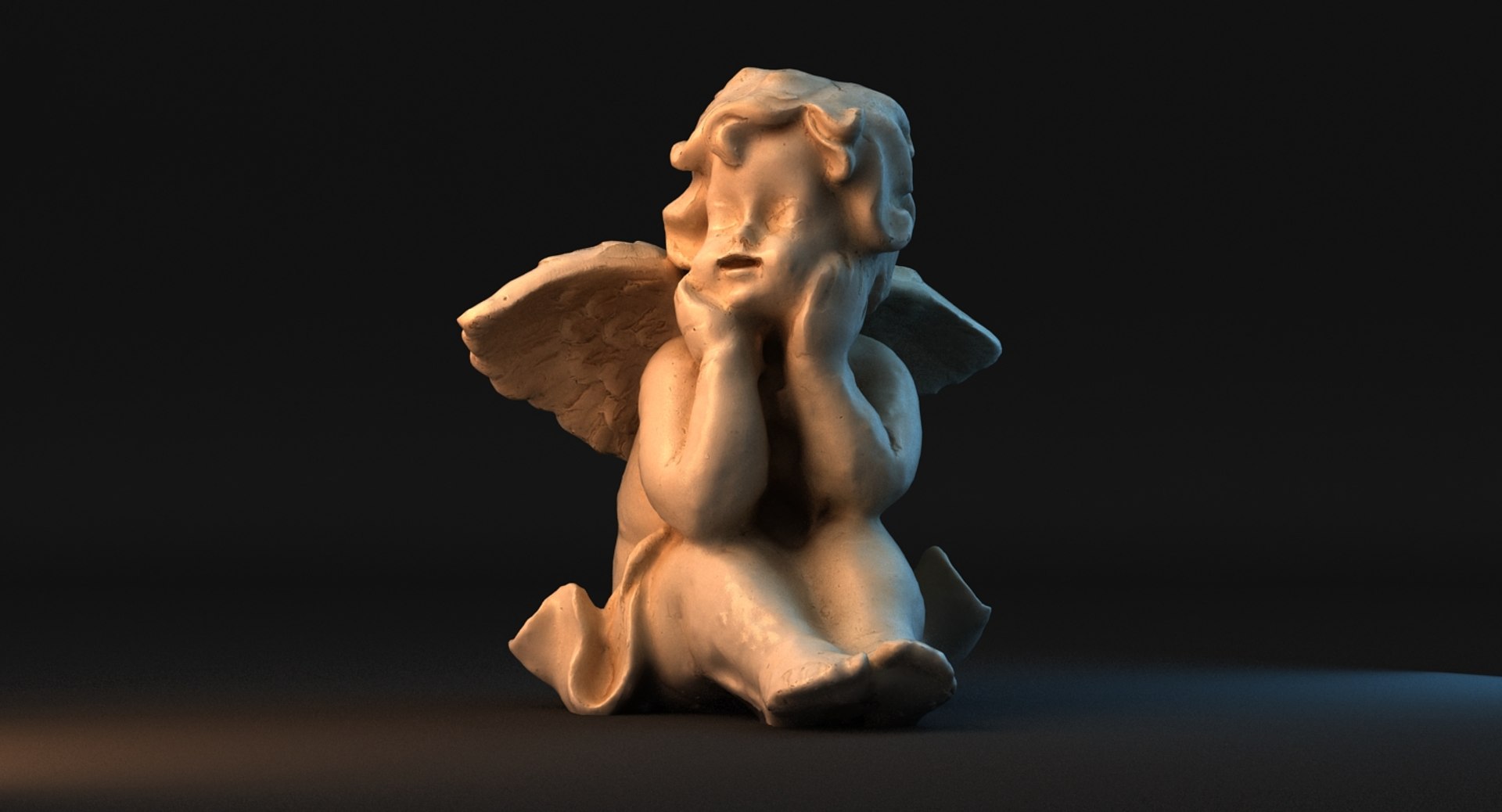 Angel Realistic 3d Model