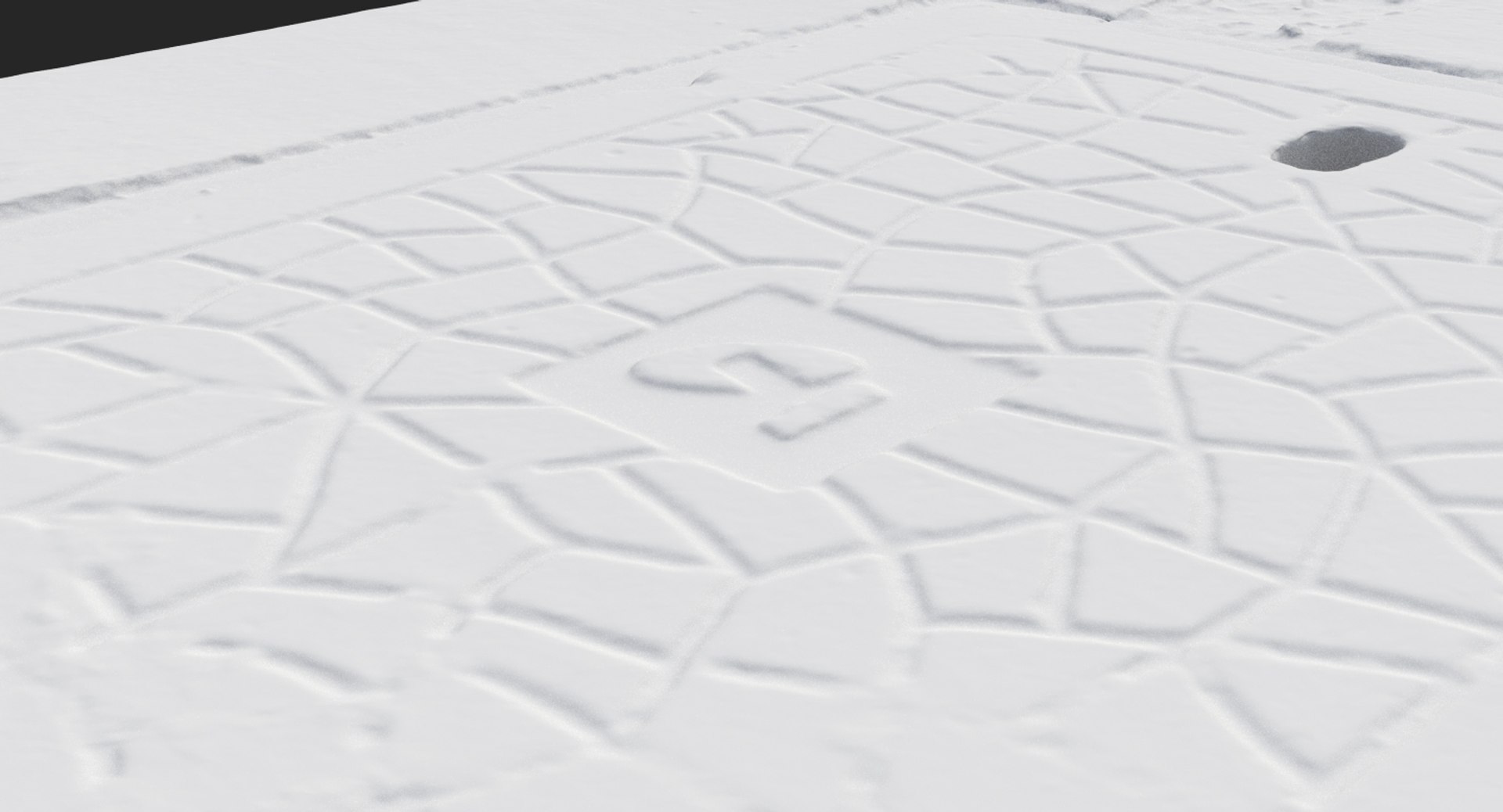 3D Concrete Utility Cover 8k - TurboSquid 1418892