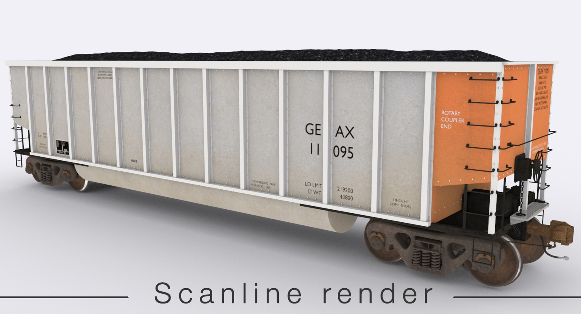 railcar j311 3d max