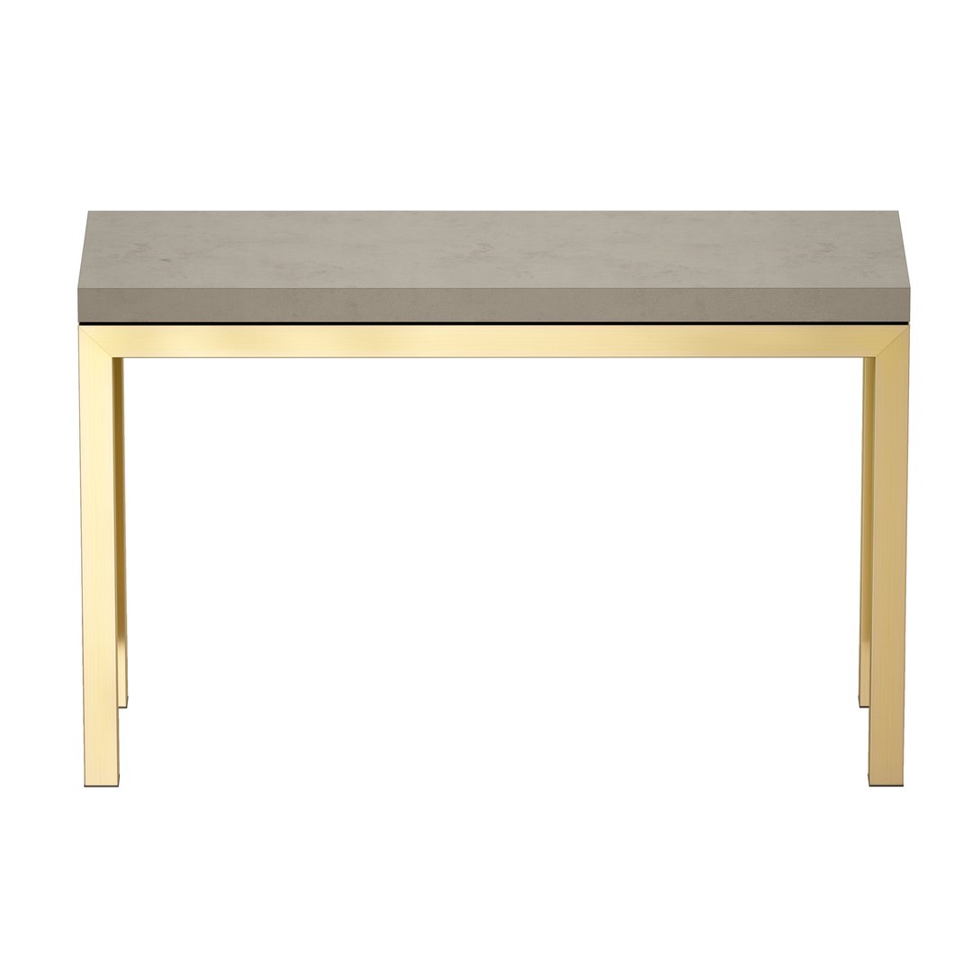 Console Concrete Brass 3D Model - TurboSquid 1676896