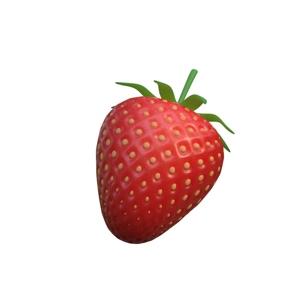 Free 3D Strawberry - TurboSquid 1912776