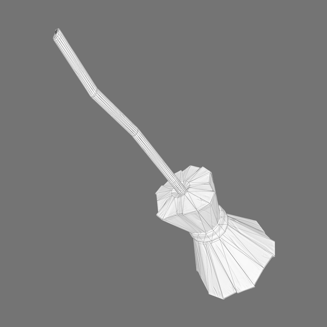 Low-poly Of Stylized WitchBroom A Low-poly 3D Collection 3D Model ...