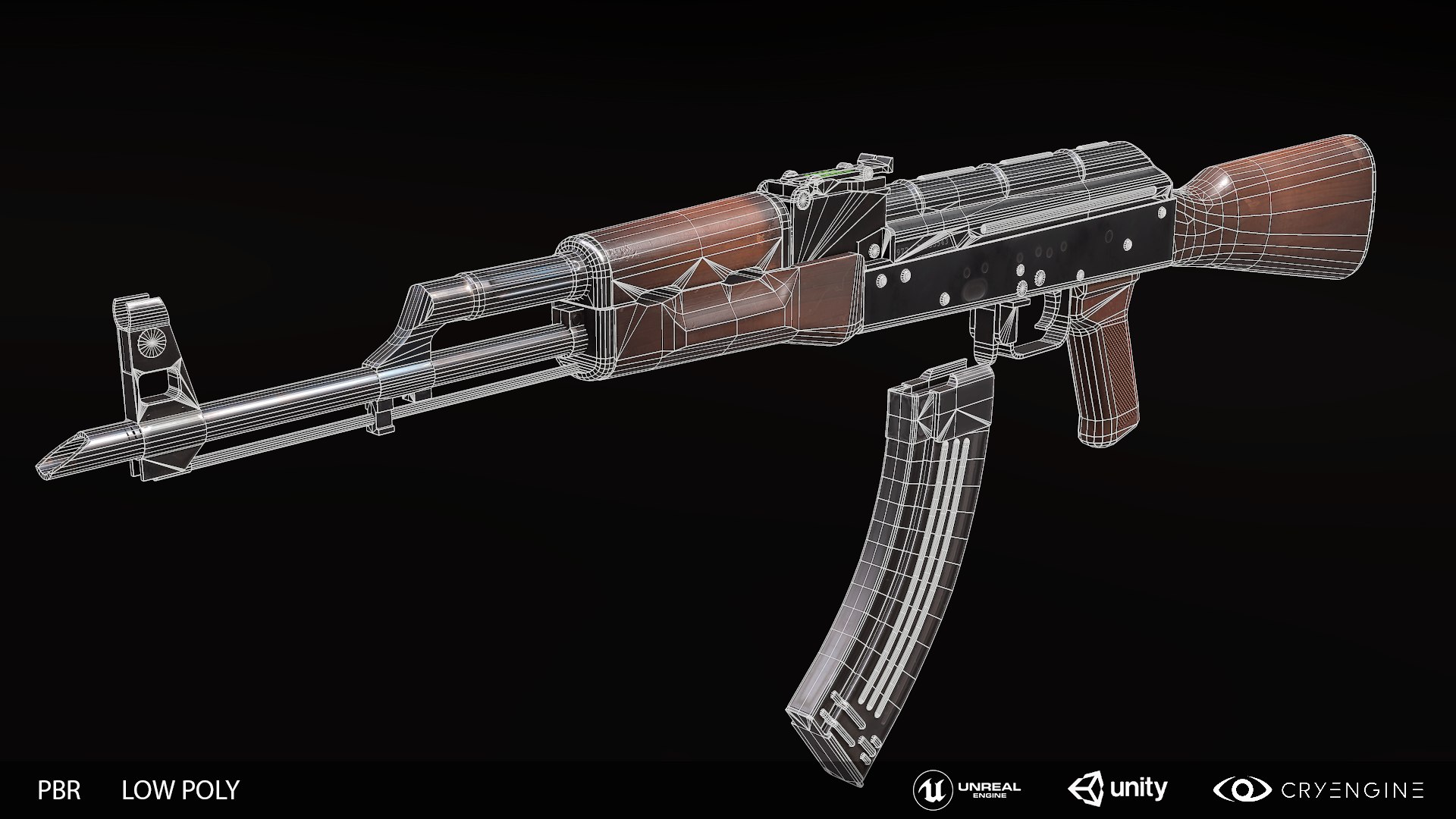 3D Akm Pbr Ready - TurboSquid 1449637