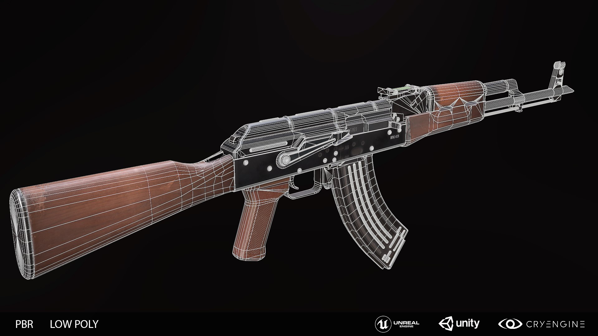 3D Akm Pbr Ready - TurboSquid 1449637