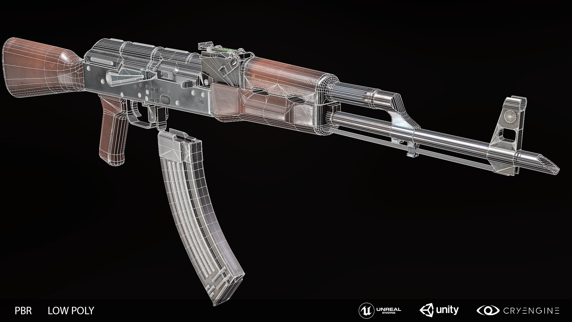 3D Akm Pbr Ready - TurboSquid 1449637