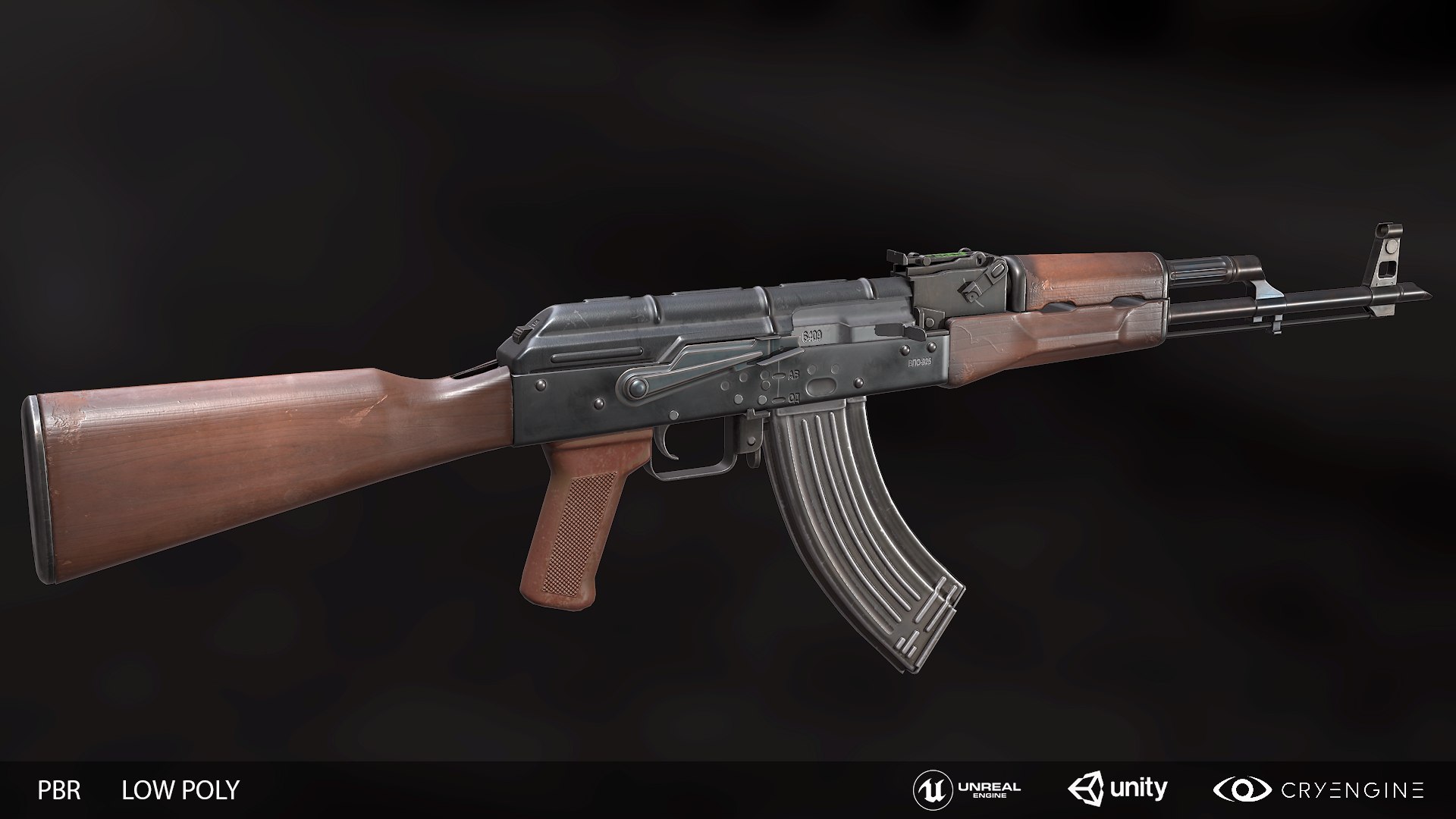 3D Akm Pbr Ready - TurboSquid 1449637