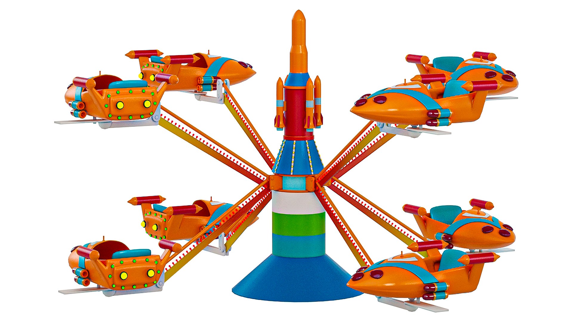 Carousel 3D Model - TurboSquid 2365987