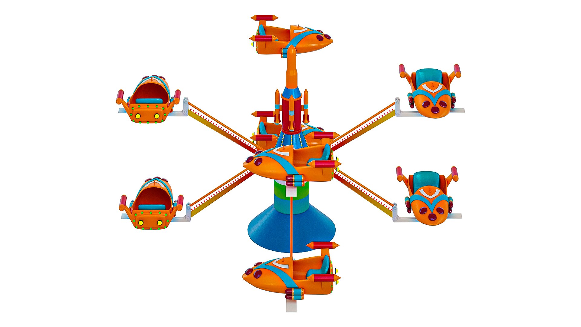 Carousel 3D Model - TurboSquid 2365987