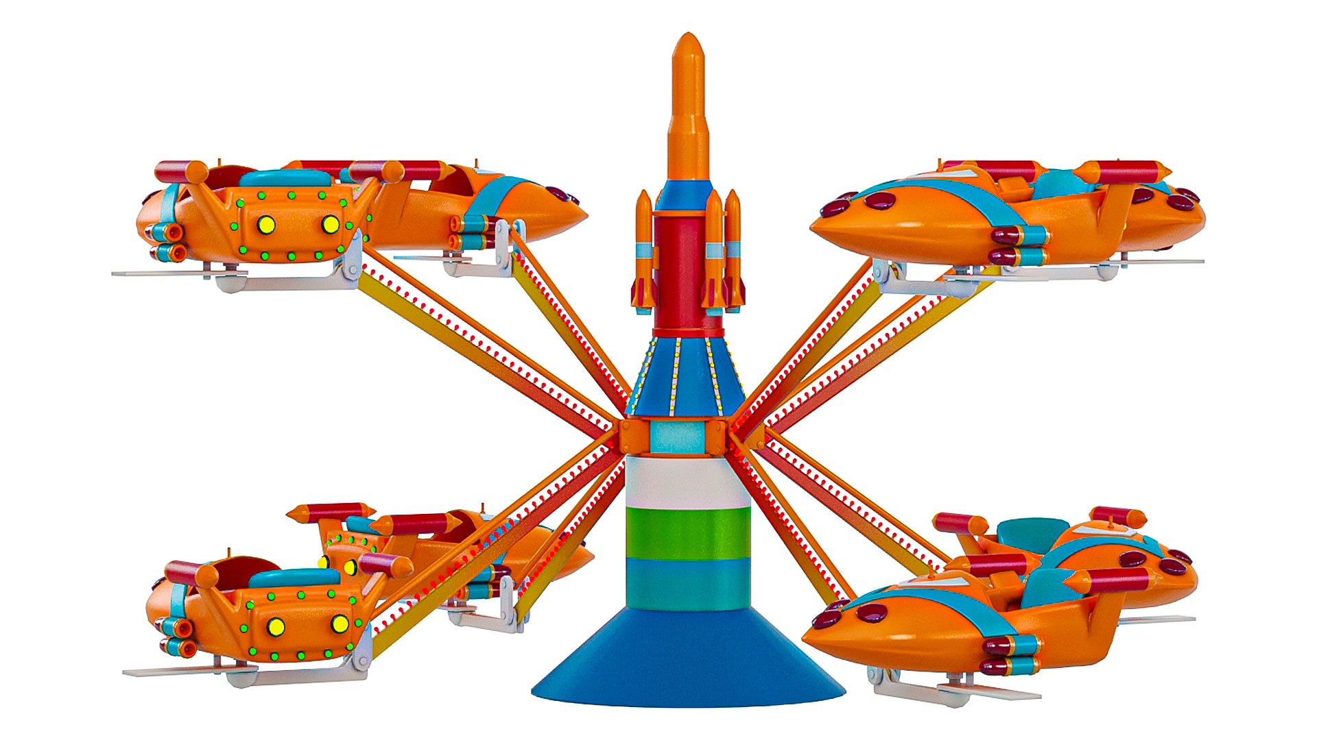 Carousel 3D Model - TurboSquid 2365987