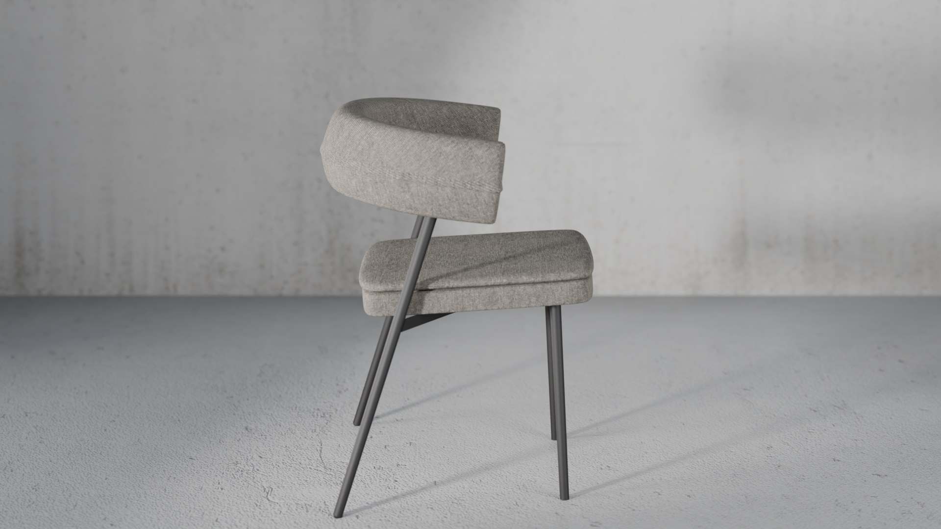 Dining chair NENA By ZANOTTA model - TurboSquid 2174426