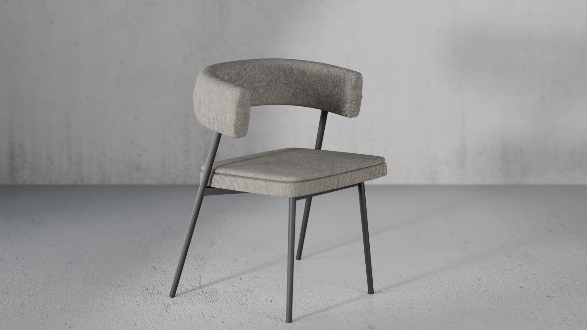 Dining chair NENA By ZANOTTA model - TurboSquid 2174426