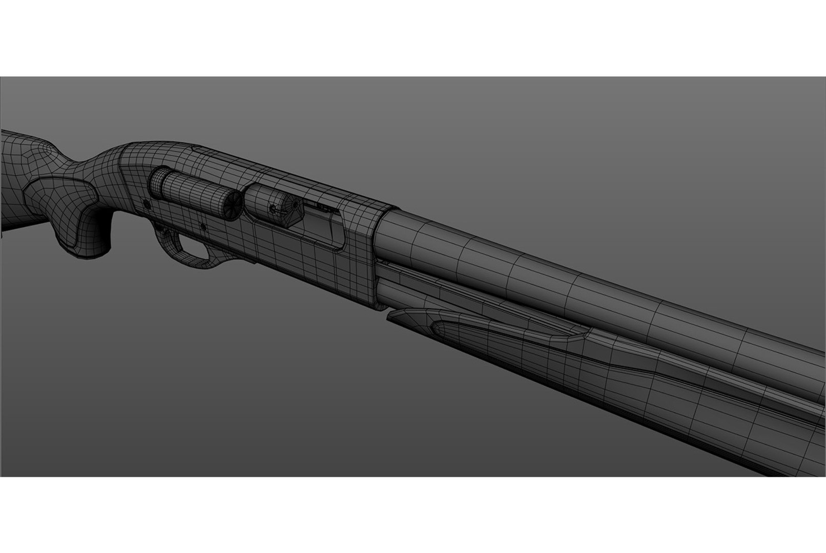 3d Remington 870 Model