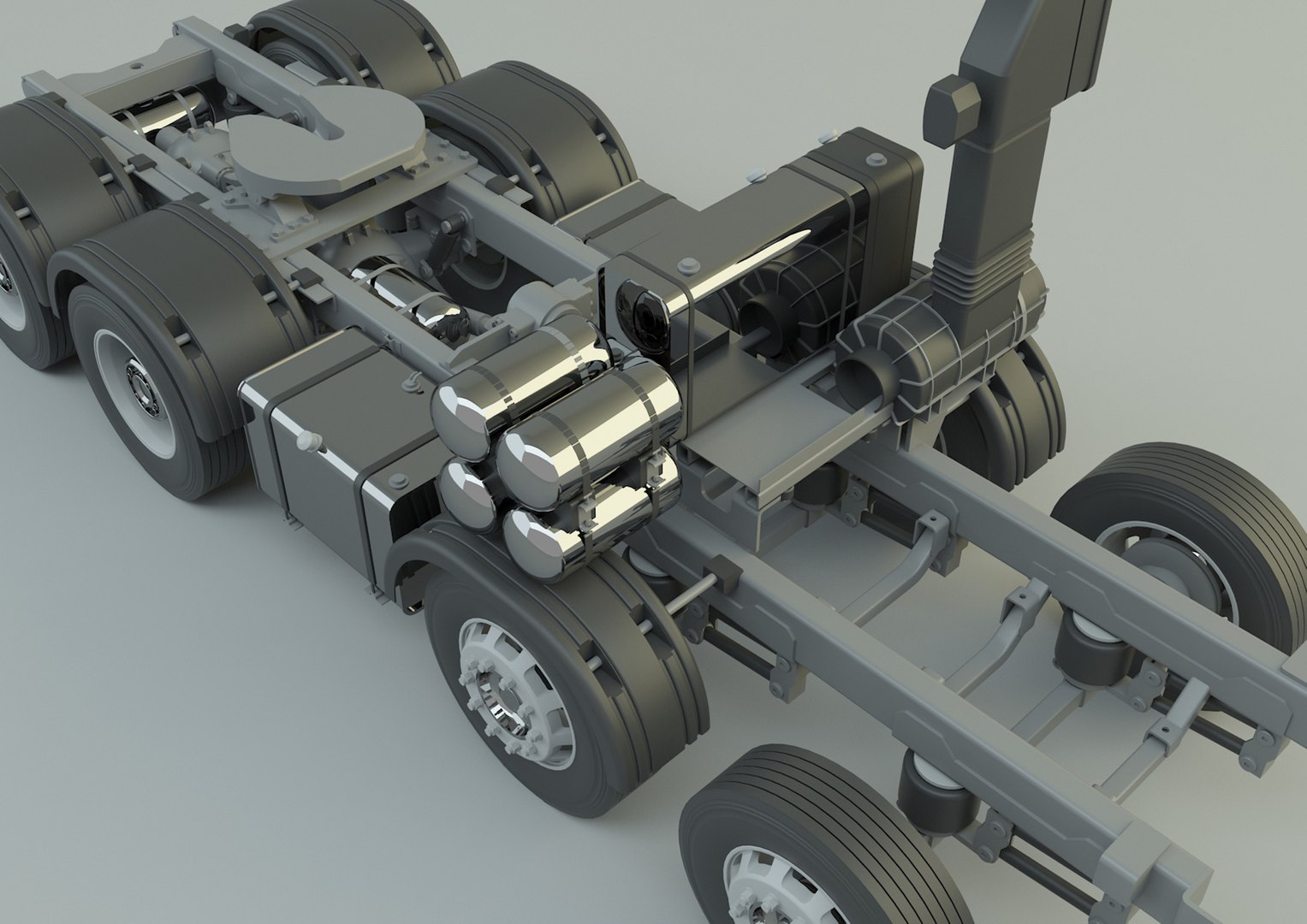 Truck Chassis 3D Model - TurboSquid 2069880