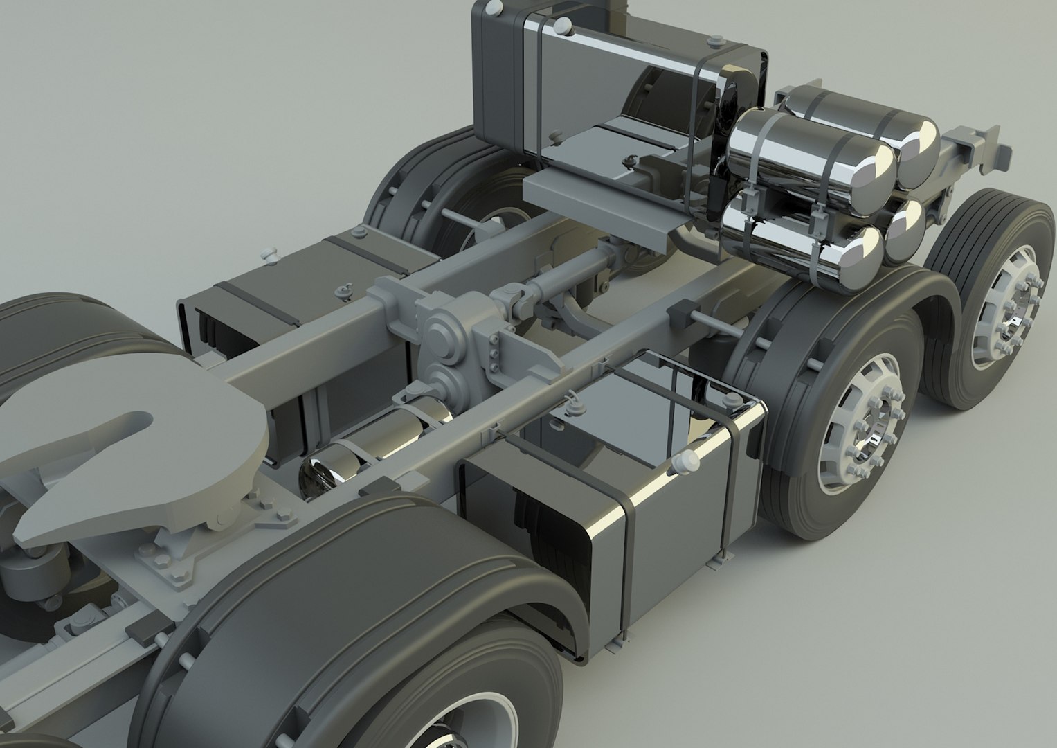 Truck Chassis 3D Model - TurboSquid 2069880