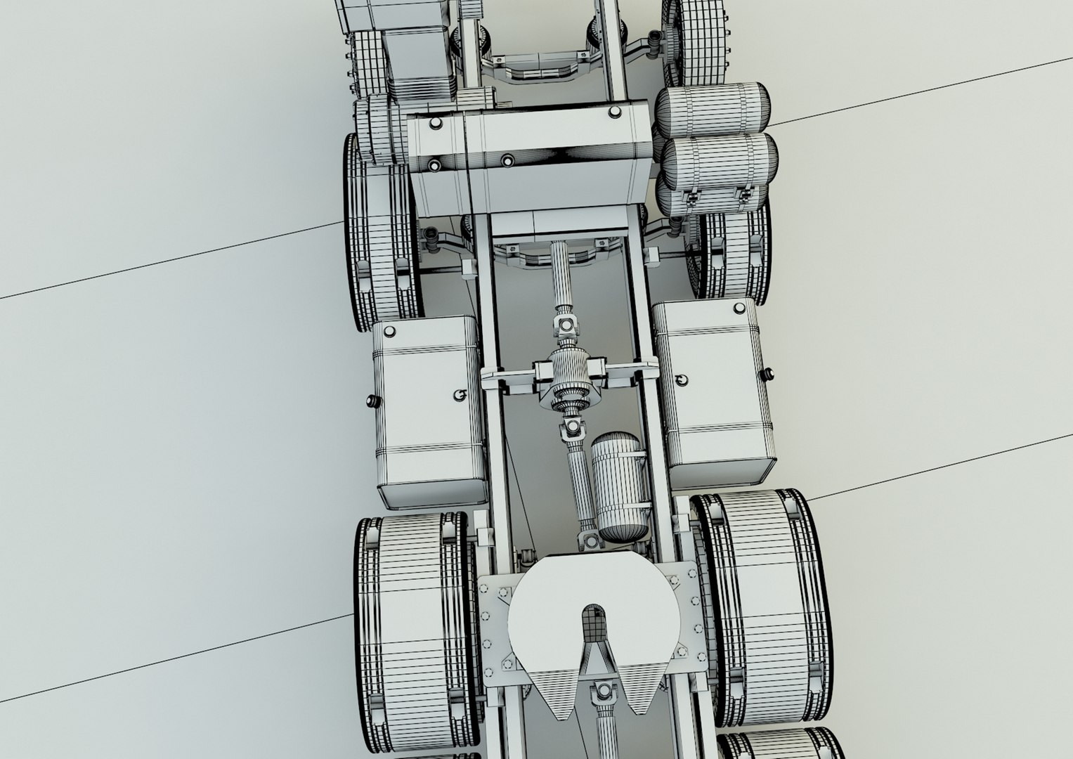 Truck Chassis 3D Model - TurboSquid 2069880