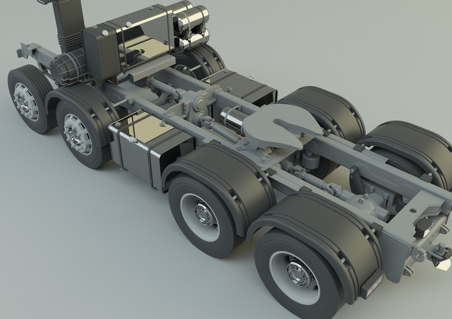 Truck Chassis 3D Model - TurboSquid 2069880
