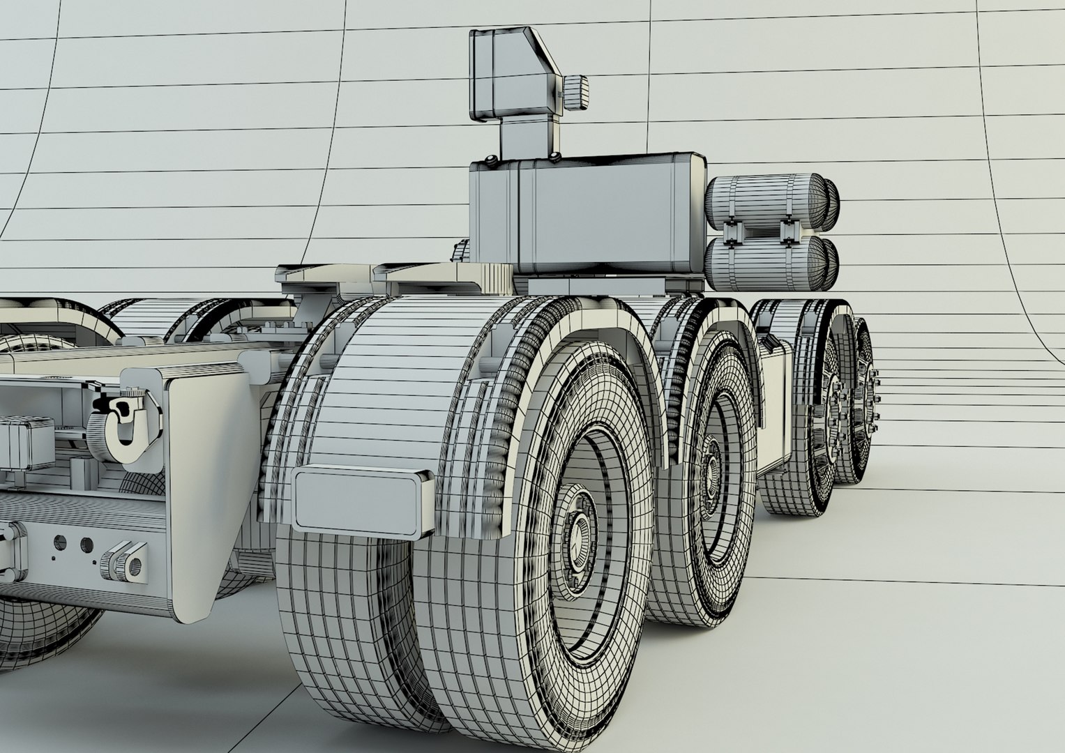 Truck Chassis 3D Model - TurboSquid 2069880
