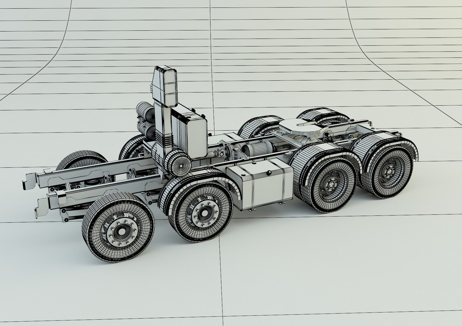 Truck Chassis 3D Model - TurboSquid 2069880