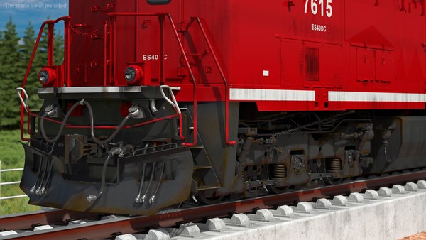 铁路上装有 Autorack 列车车厢的货运列车3D模型 - TurboSquid 2304601