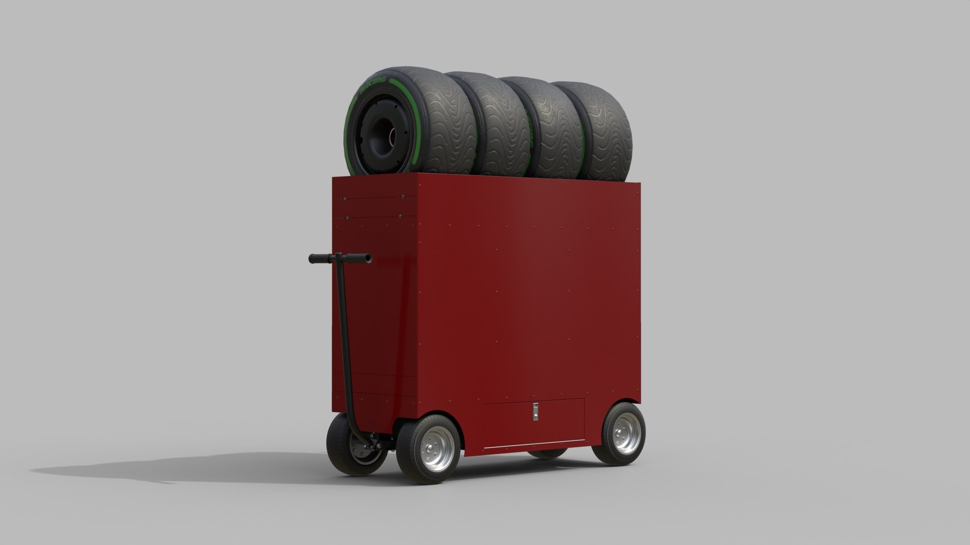 3D Tire Rack Cart 9 Model - TurboSquid 2301201