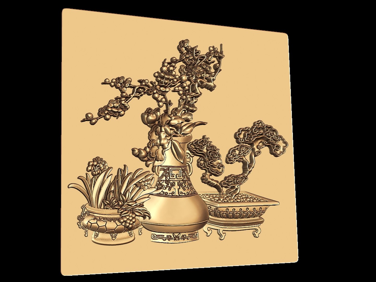 Stl Cnc Router Engraving 3d Model