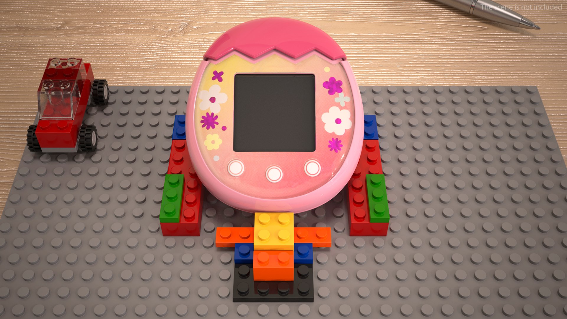 3D Interactive Tamagotchi Pet Pink - TurboSquid 2042672