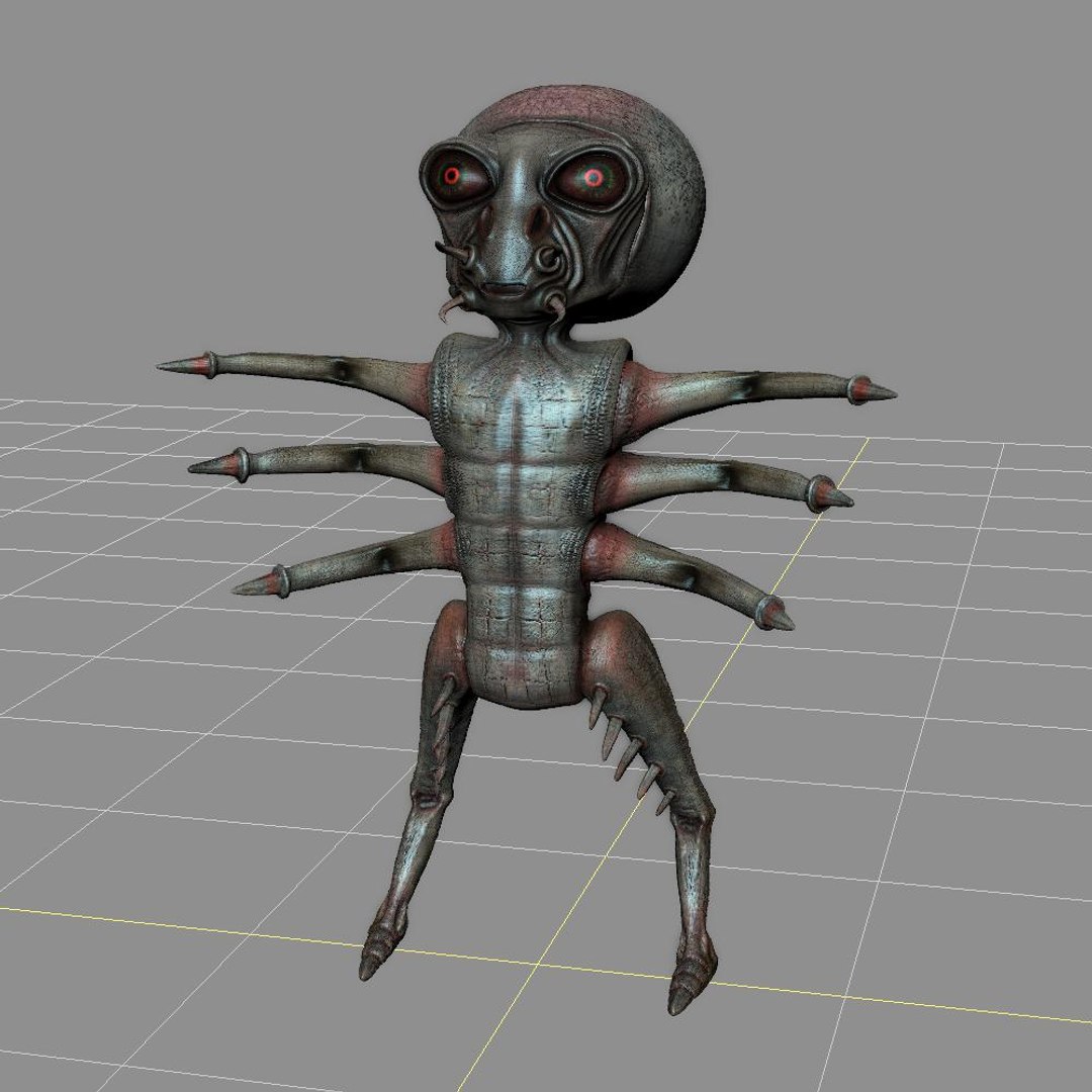 Meteriz Character Mudbox 3d Model