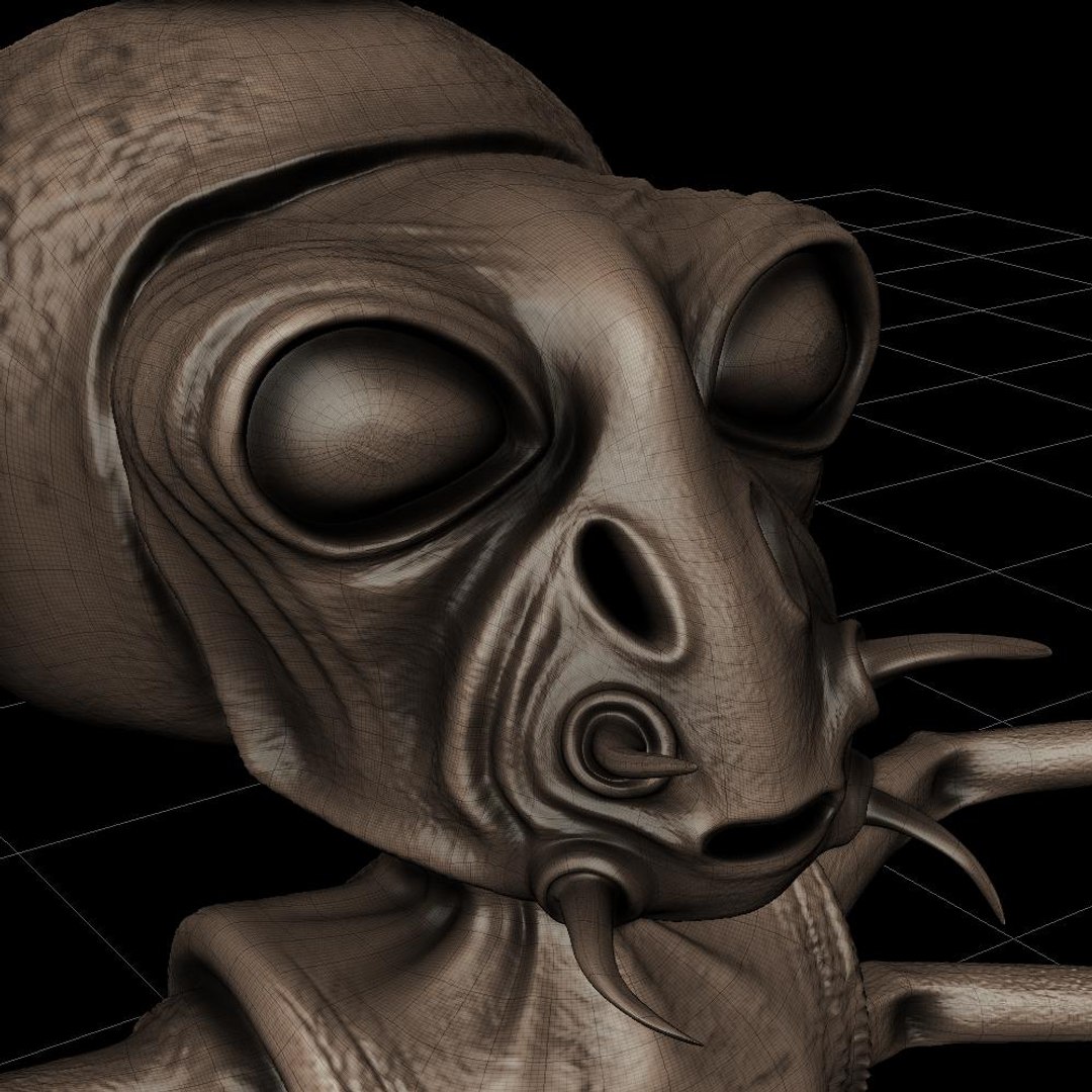 Meteriz Character Mudbox 3d Model