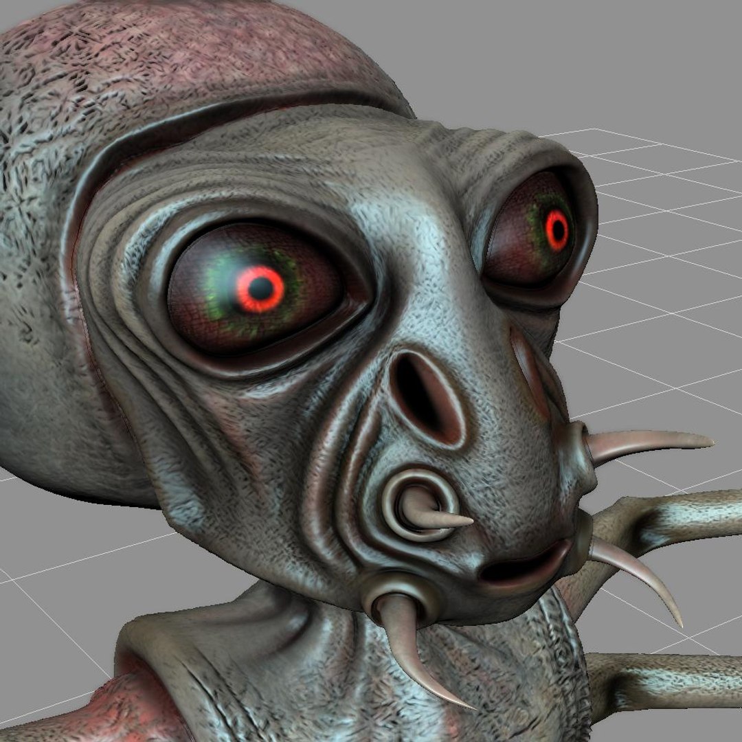 Meteriz Character Mudbox 3d Model