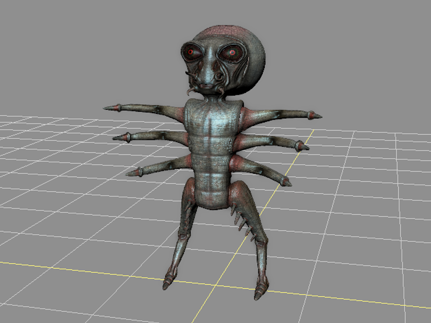 Meteriz Character Mudbox 3d Model