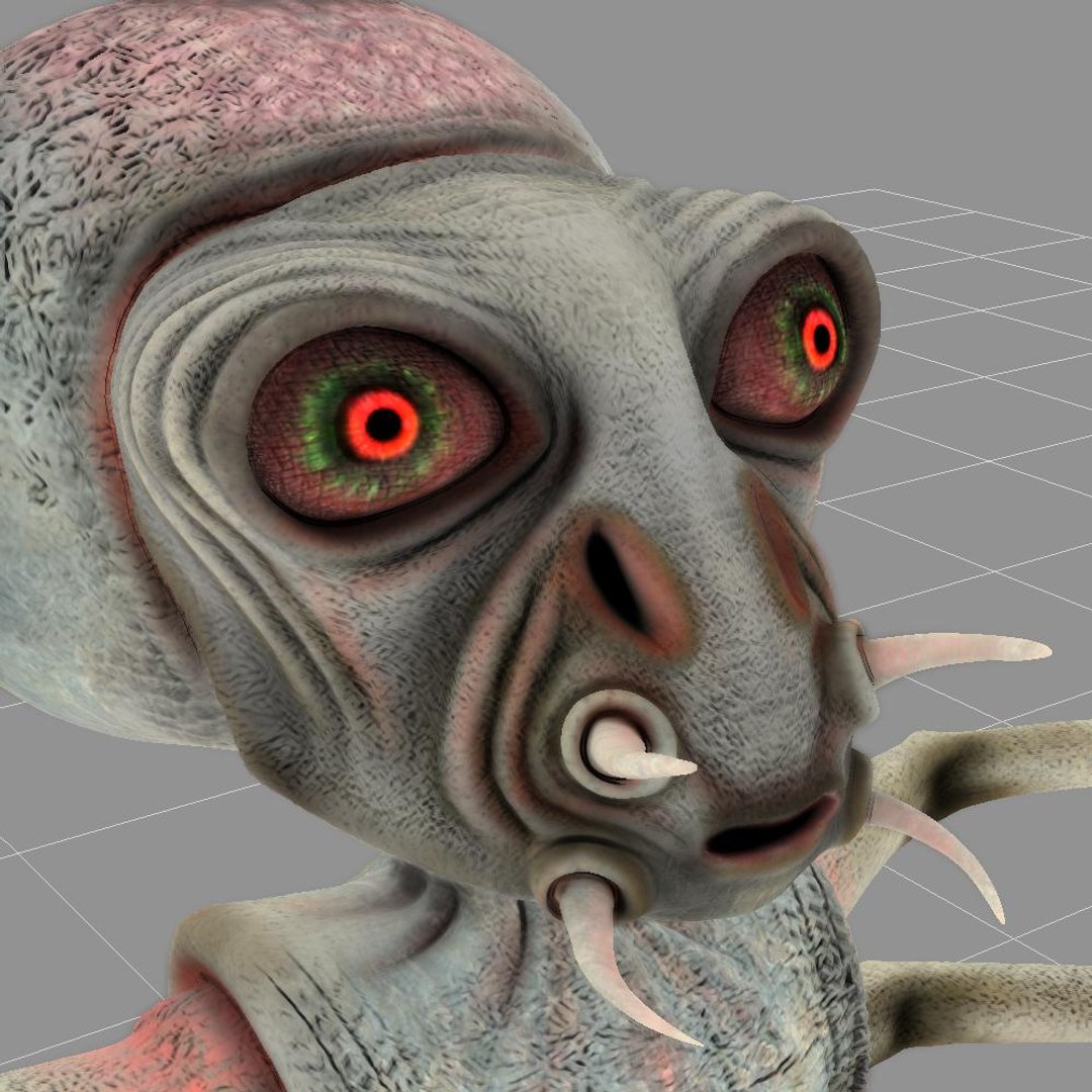 Meteriz Character Mudbox 3d Model