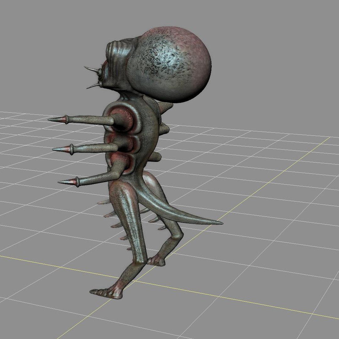 Meteriz Character Mudbox 3d Model