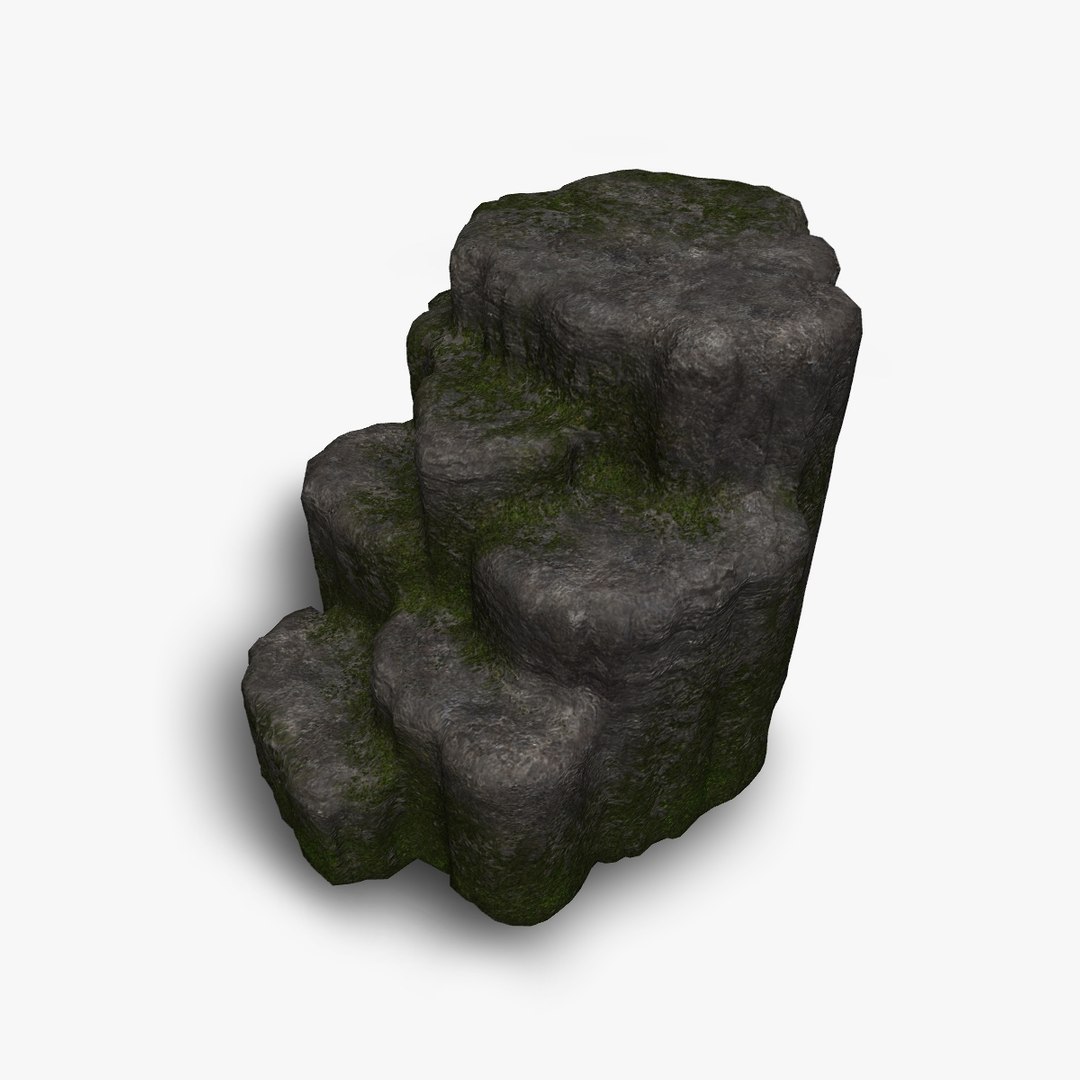 Cave Platform 1 - Moss 1 model - TurboSquid 2066473