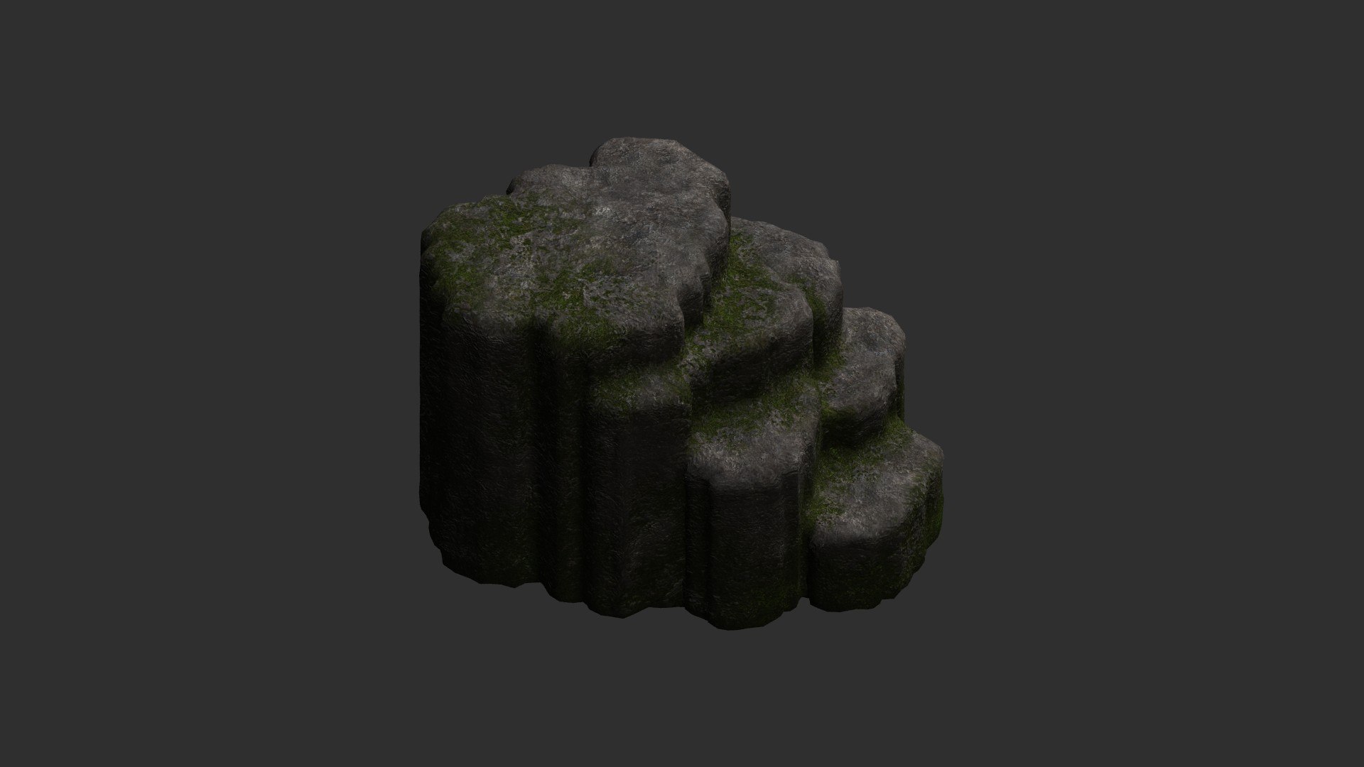 Cave Platform 1 - Moss 1 model - TurboSquid 2066473