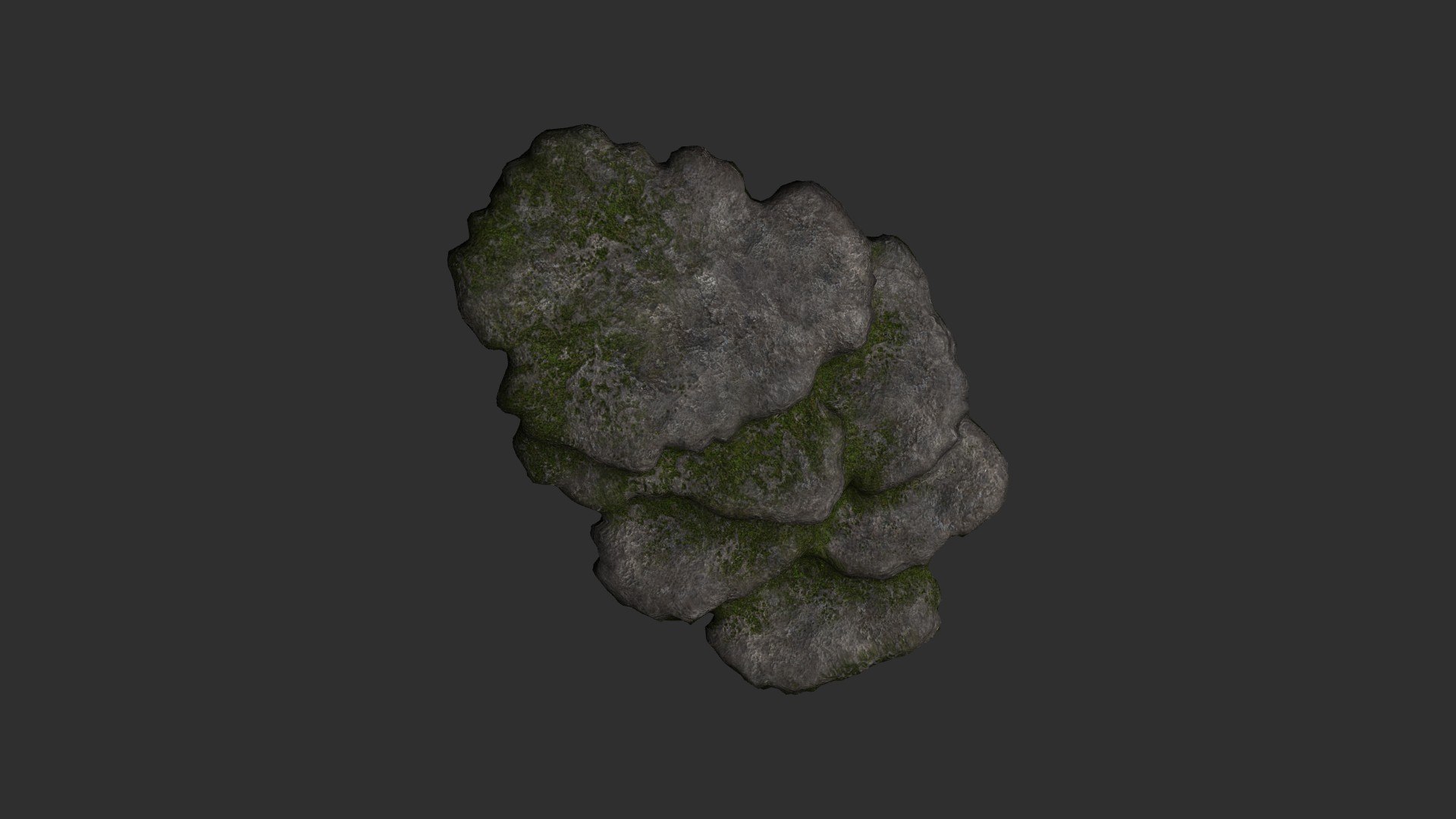 Cave Platform 1 - Moss 1 model - TurboSquid 2066473
