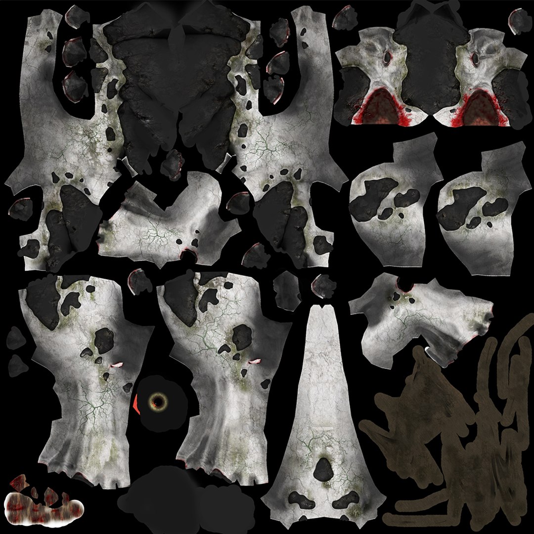 3d Model Of Mutated Monster Dog Animation