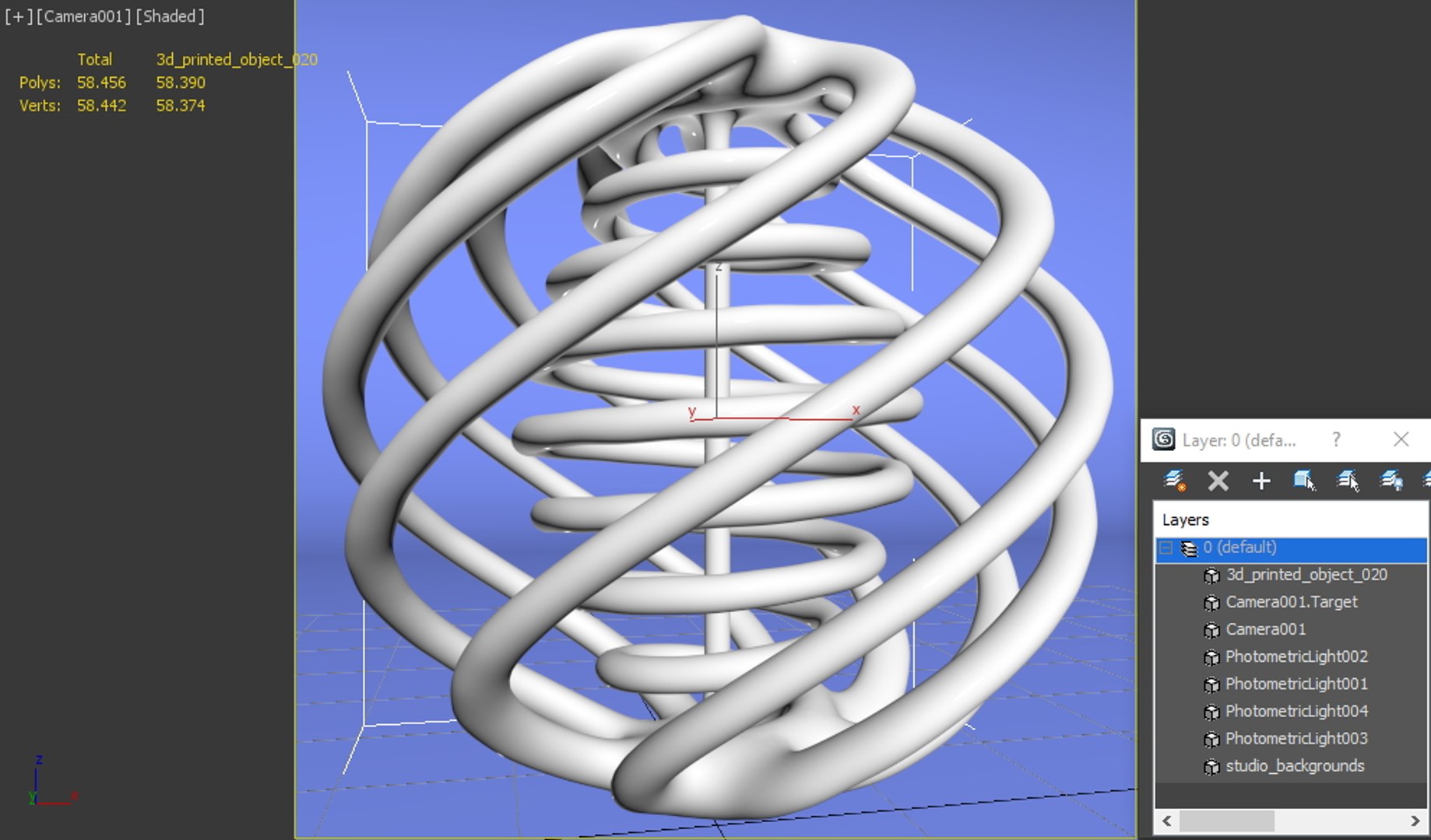 Printed Object 3d Model