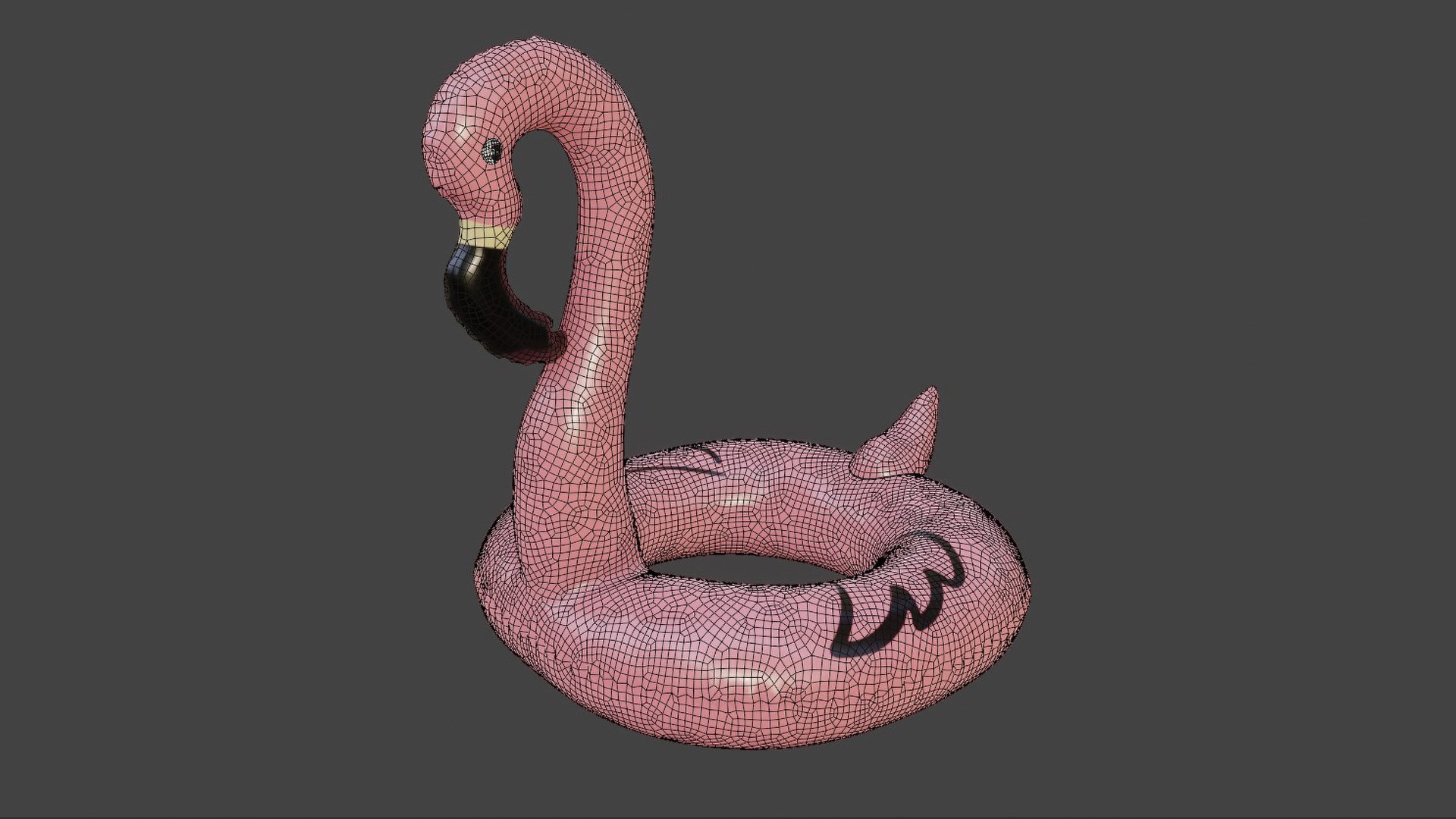 3D Flamingo Float Ring Model - TurboSquid 1916252