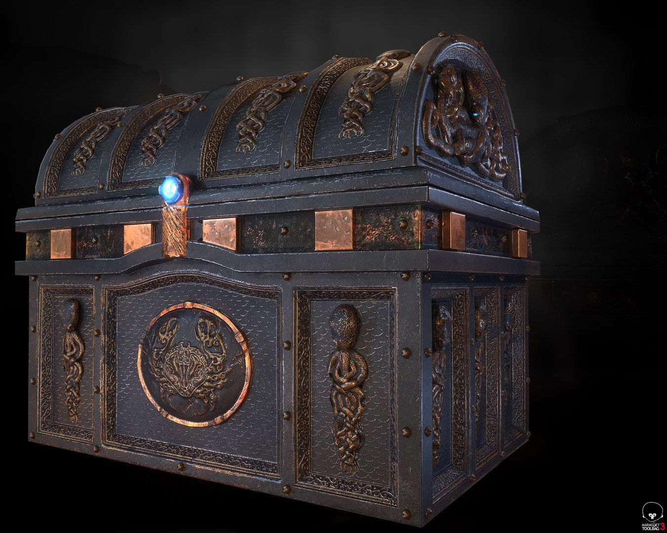3D Pirate Chest Model - TurboSquid 1503744
