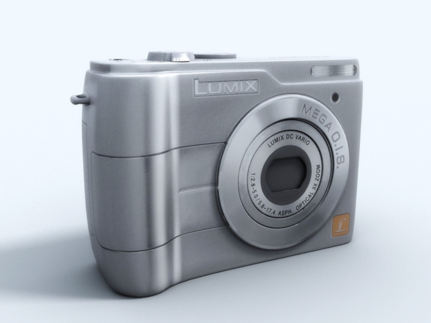 Digital Camera Panasonic Lumix 3d Model