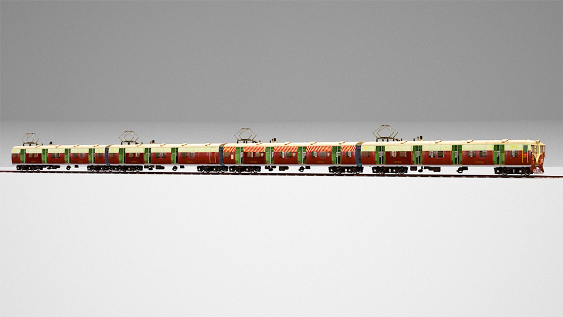 Mumbai Local Train Includes 3D Model - TurboSquid 1514524