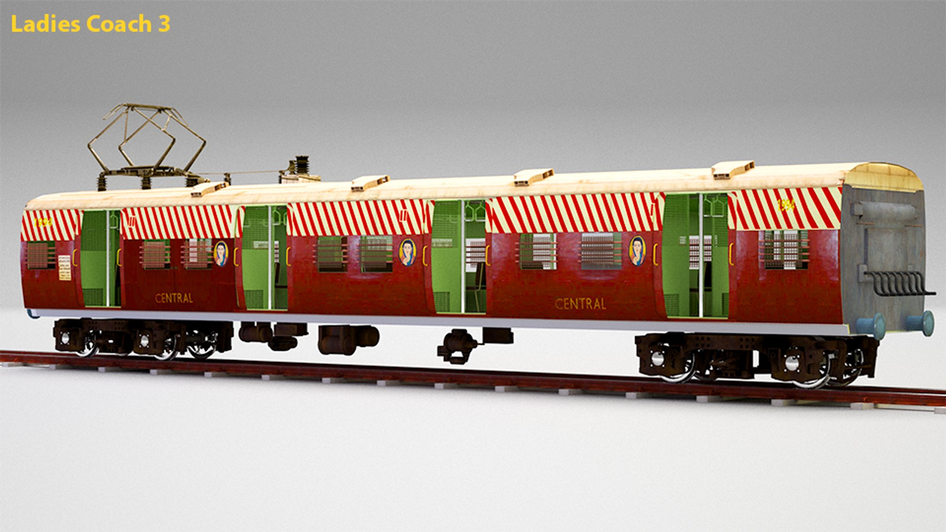 Mumbai Local Train Includes 3D Model - TurboSquid 1514524