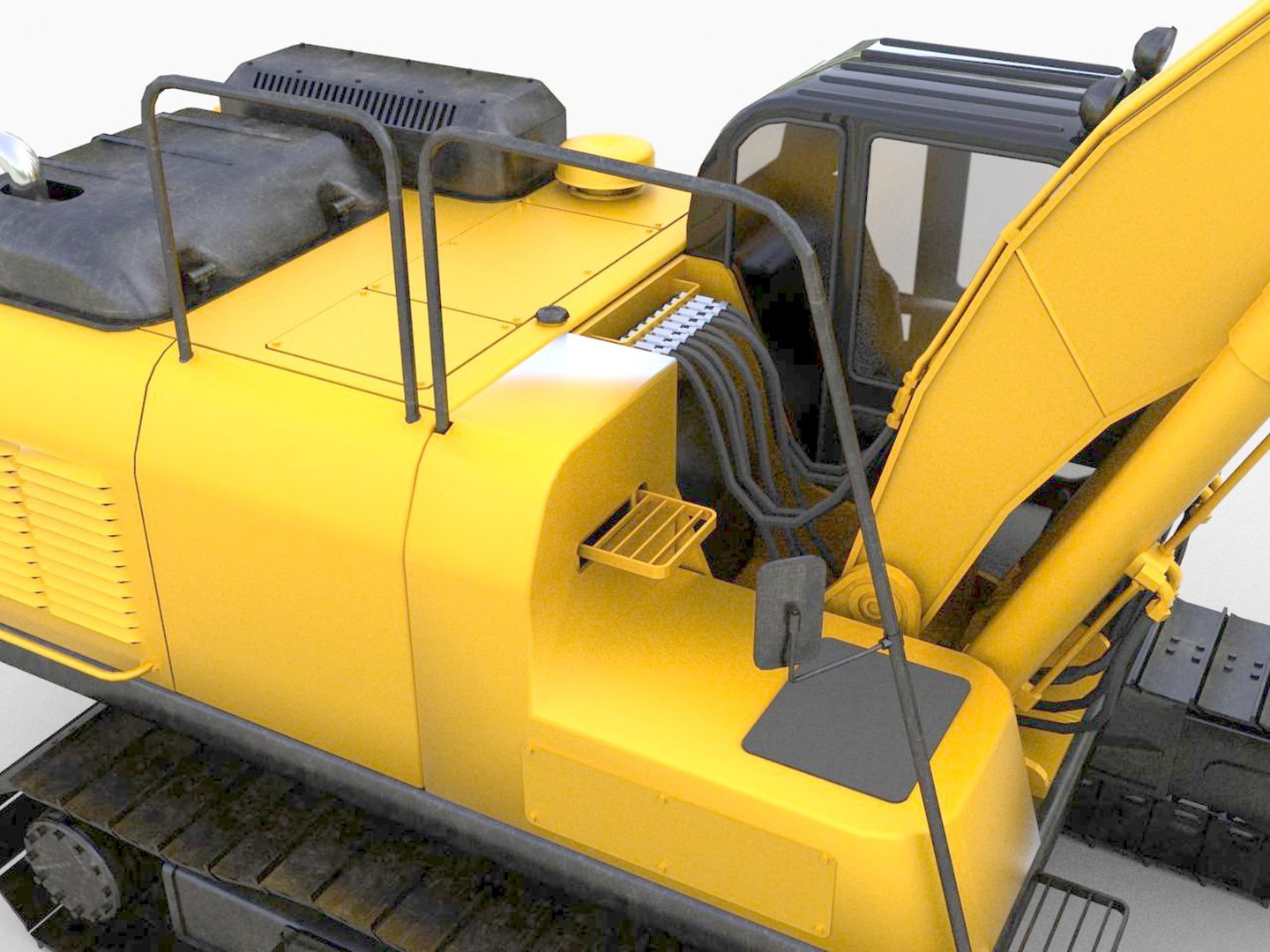 Excavator Rigged 3D Model - TurboSquid 1648436