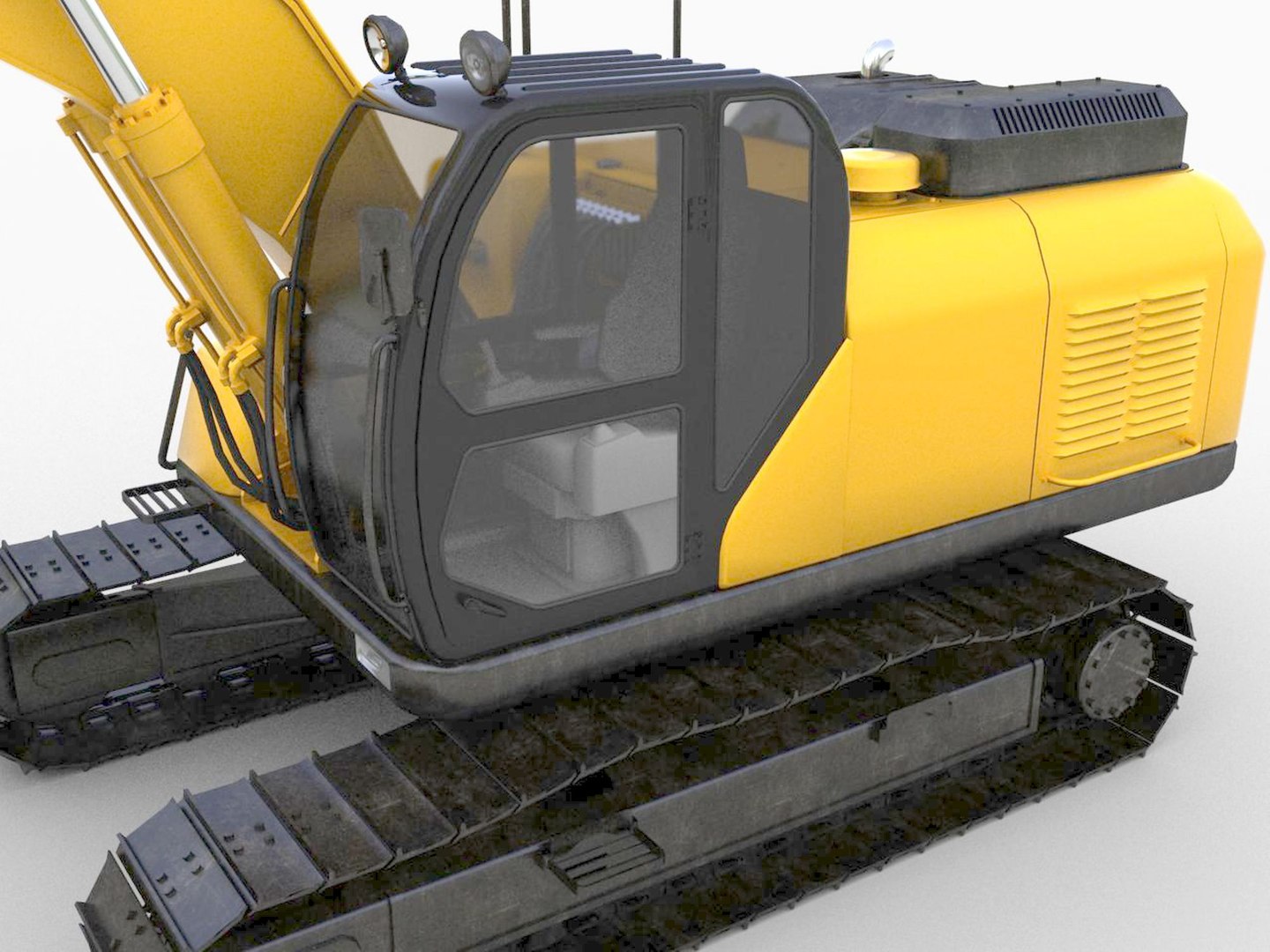 Excavator Rigged 3D Model - TurboSquid 1648436