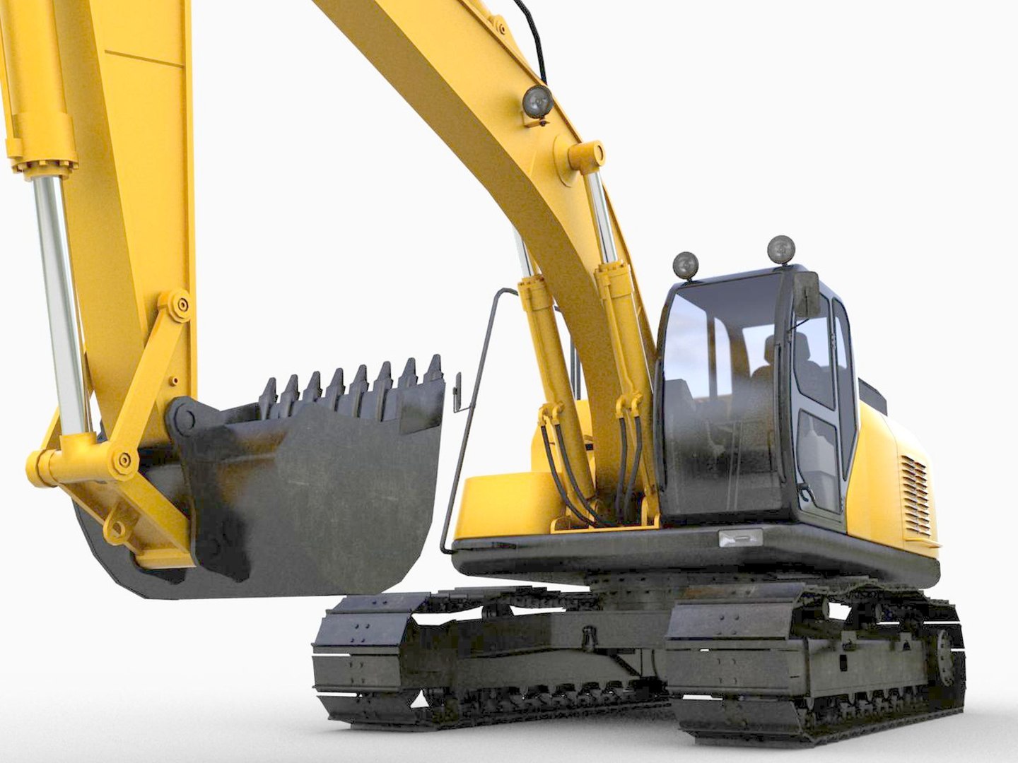 Excavator Rigged 3D Model - TurboSquid 1648436